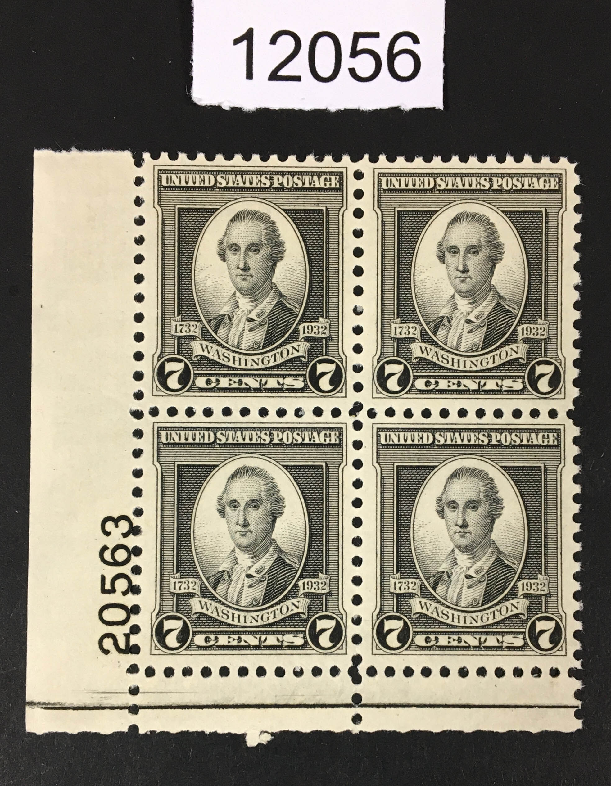 US Stamps # 712 Mint OG NH Plate Block LOT #12056 | United States ...