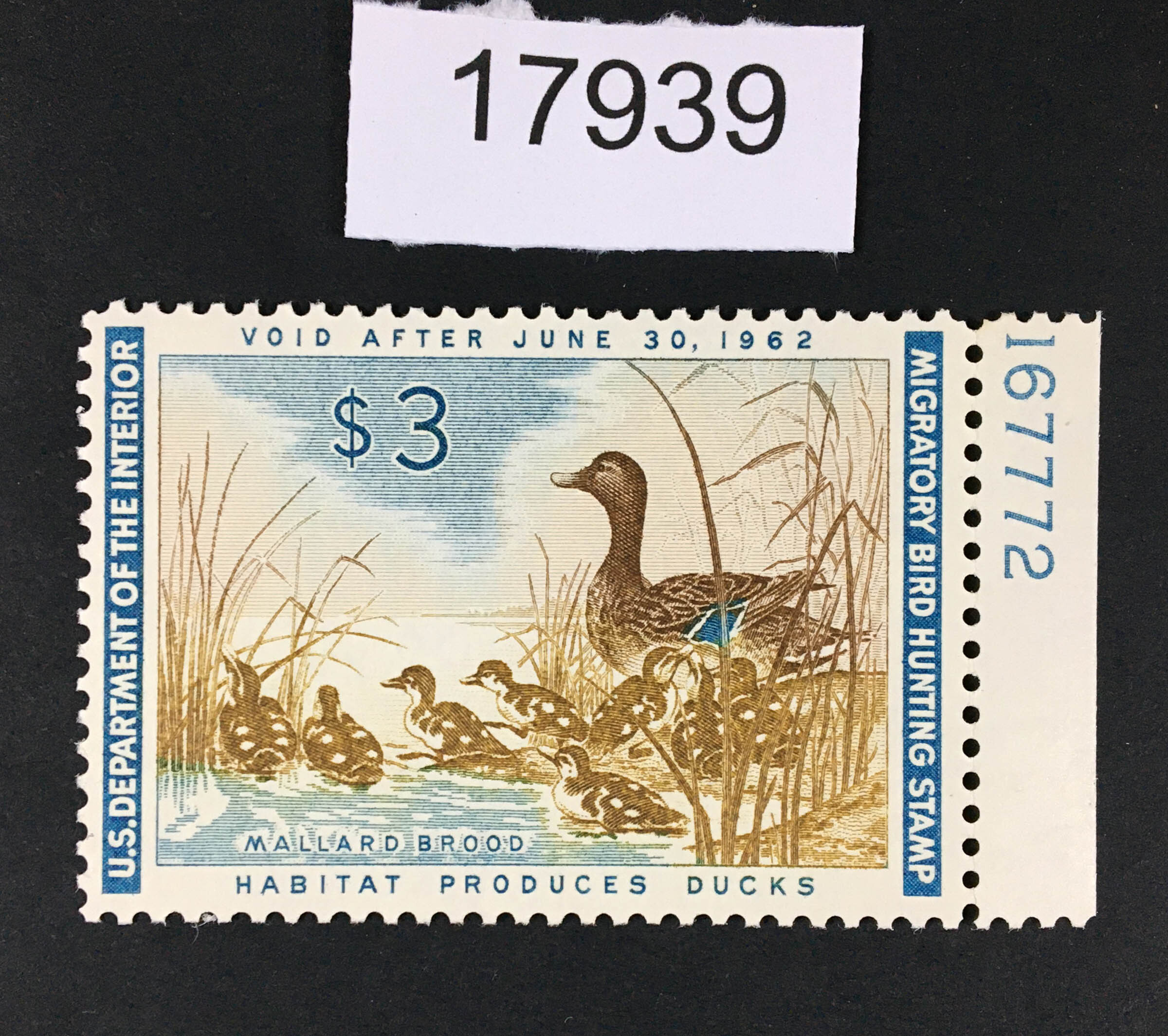 US Stamps # Rw28 Mint OG NH VF $95 LOT #17939 | United States, Duck ...