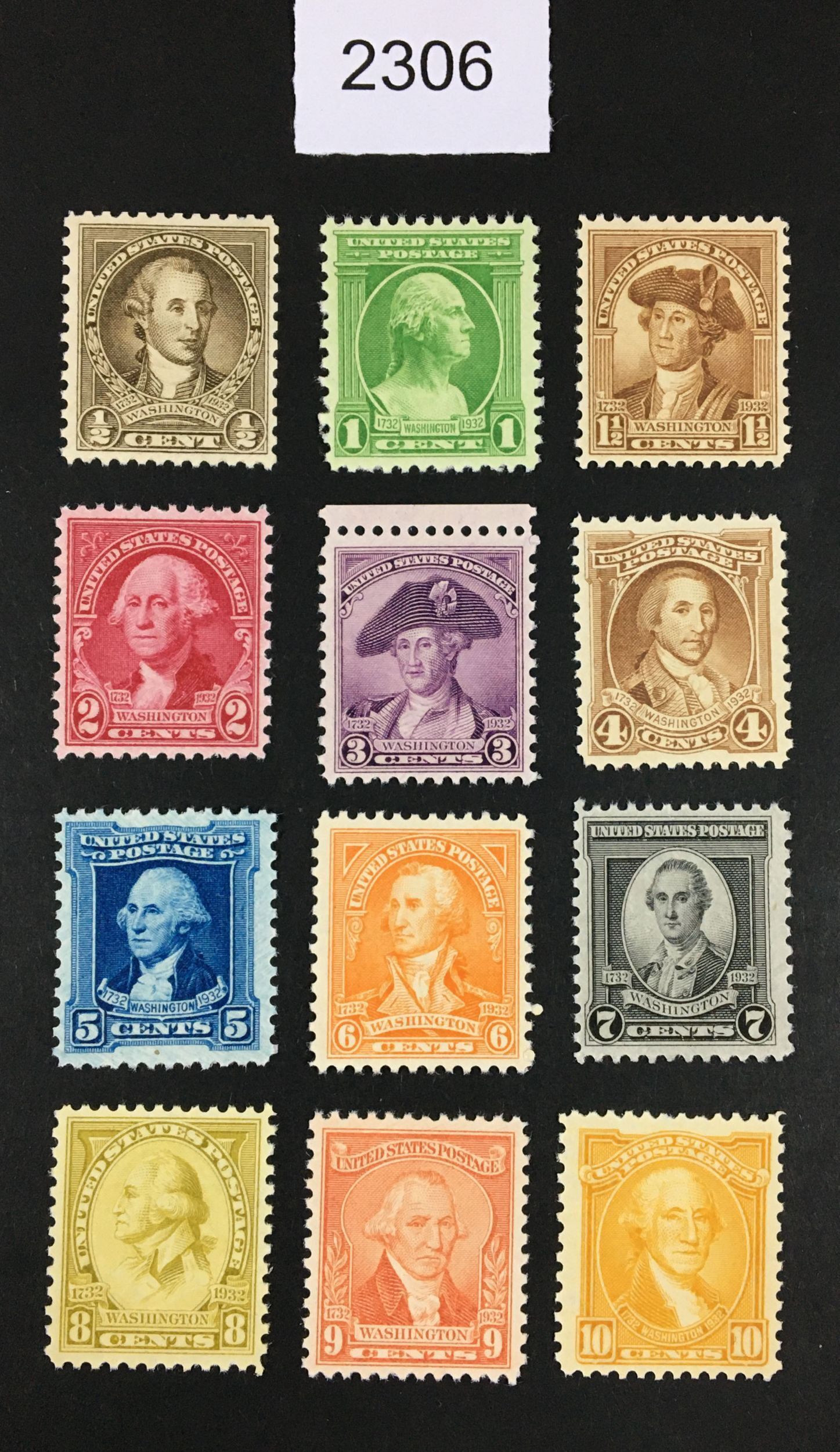 US Stamps # 704-715 Mint OG NH Fresh Choice SET LOT #F 2306 | United ...