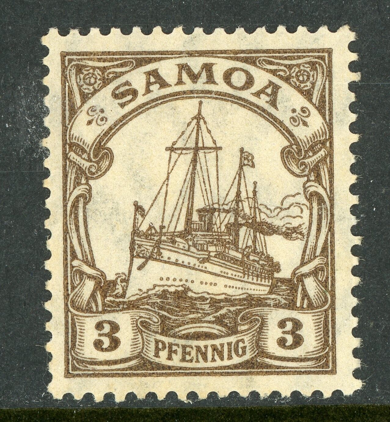Germany 1915 Samoa 3pf Brown Yacht Wmk Scott #70 Mint X393 | Europe ...