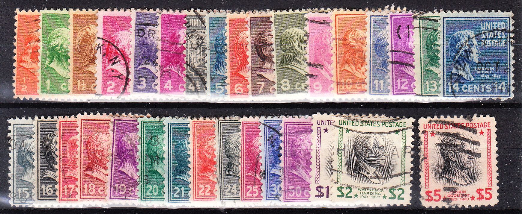 MOstamps - US Used Prexies HR and Flaws (32 stamps) - Lot # HS-I536 ...