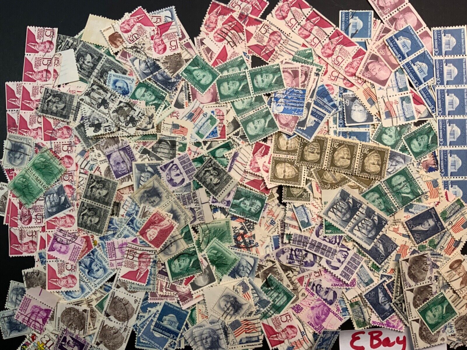 USA coil horde! 1960s-70s definitives with many LONG coil strips ...