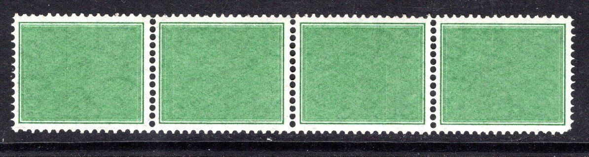 Scott TD? green Strip of 4 MNH Unlisted Test | United States, Back of ...