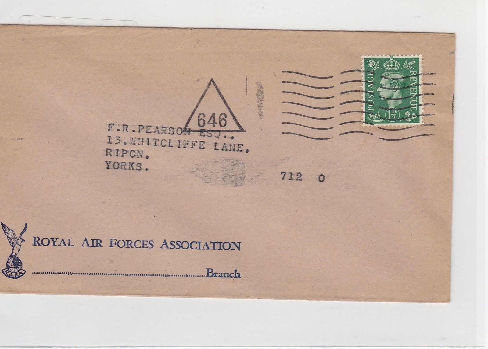 British Royal Airforce 1940's Stamps Cover Ref: R8142 | Specialty ...