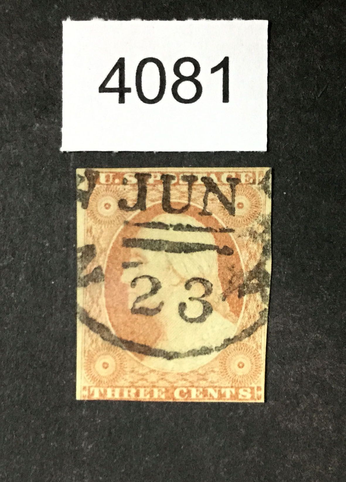 US Stamps #11 June 23 Used LOT #4081 | United States, General Issue ...