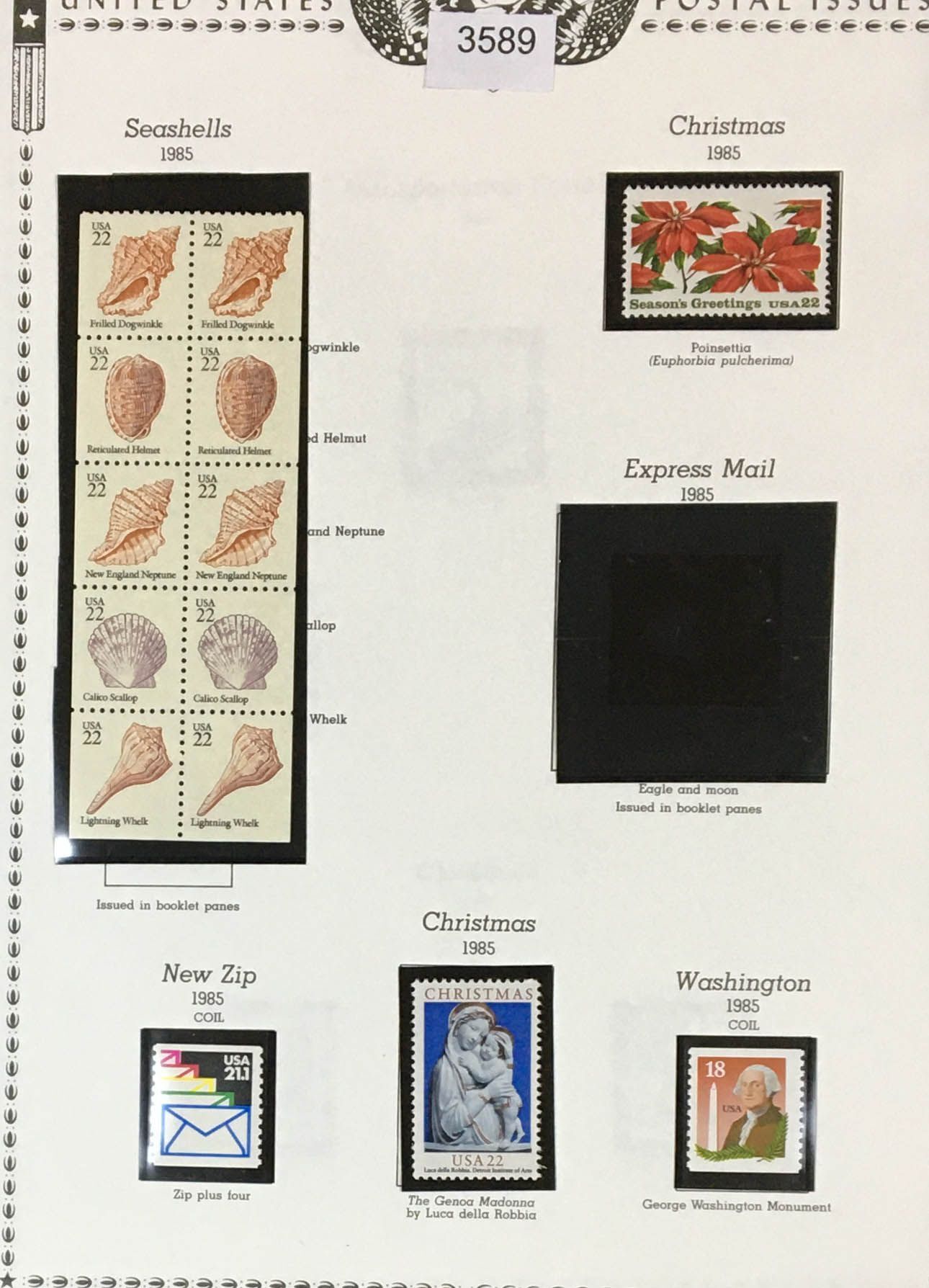 US Stamps #1985-1988 Collection Mint OG NH CAT. $ LOT #3589 | United ...