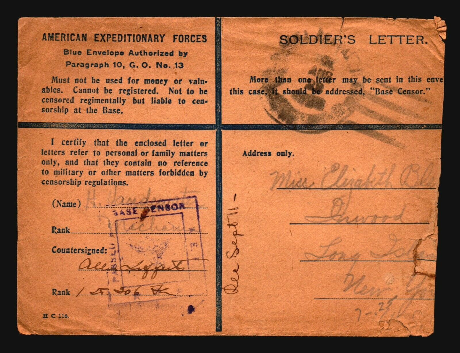 World Wide - 4 WW2 Censor Covers / Mixed Condition See Images - Z16245 ...