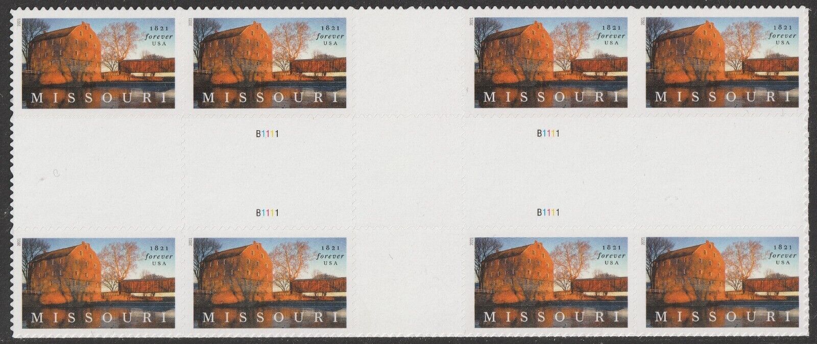 US 5626 Statehood Missouri F cross gutter block 2x4 MNH 2021 | United ...