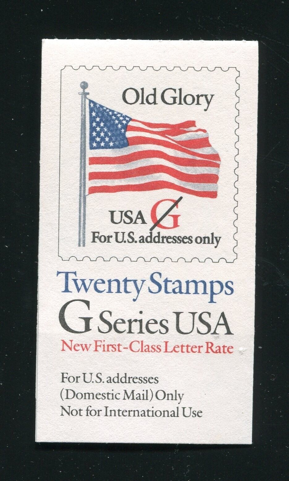BK223 2885a Red G Rate Complete Booklet of 20 Stamps MNH | United ...