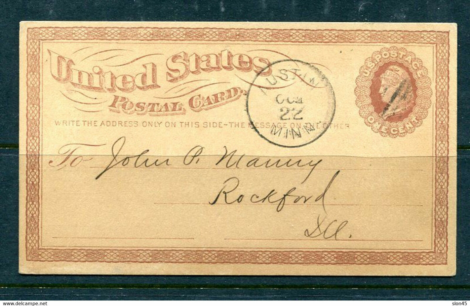 USA 1873 Postal Card SC UX1 11577 | United States, Postal Cards Stamp ...
