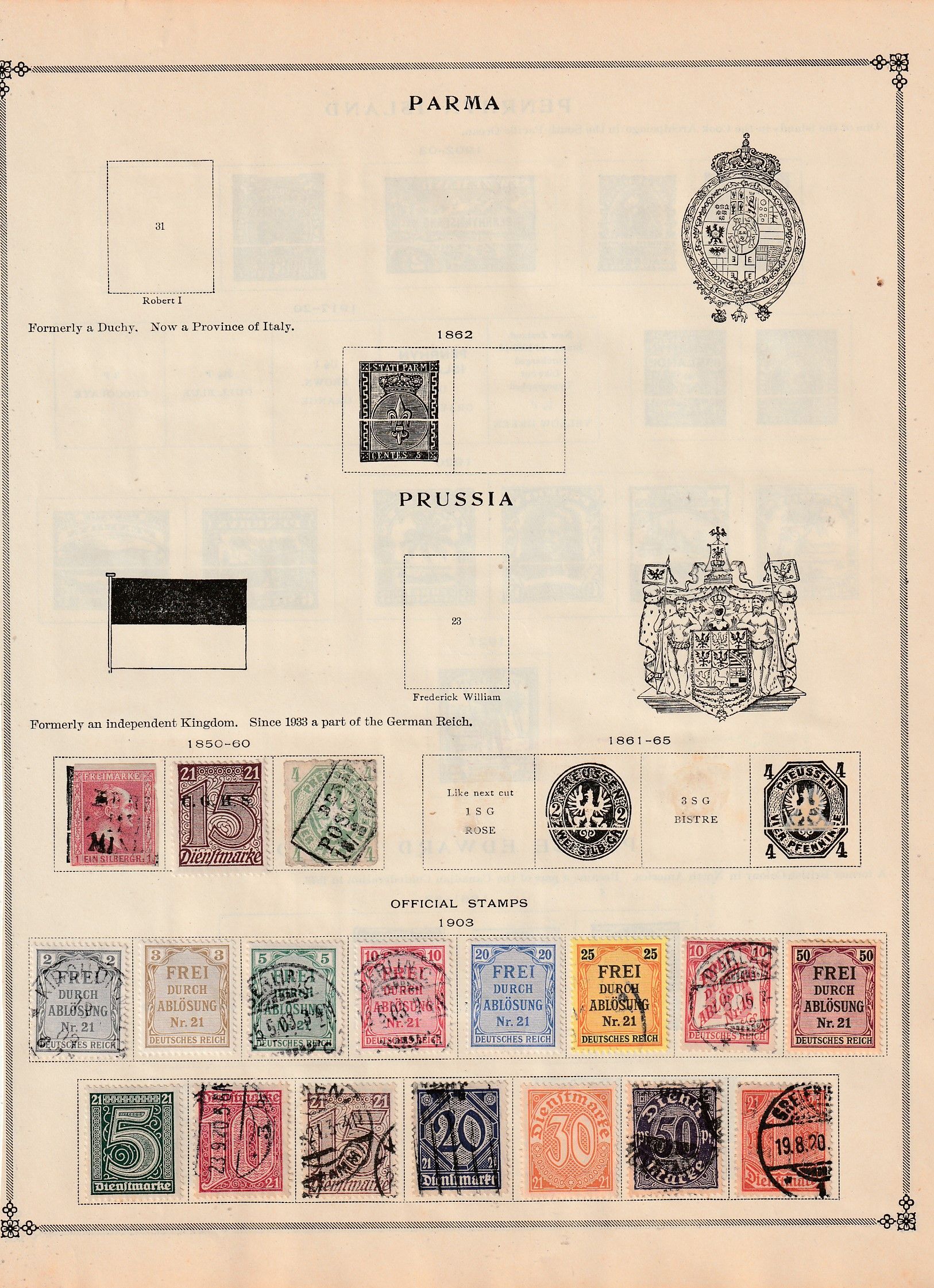 Prussia Collection - 1 Scan, All the stamps are in the scan. | Europe ...