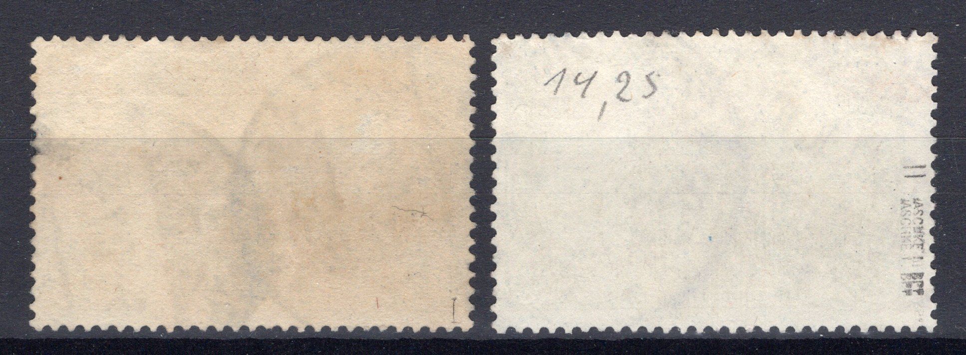 German Empire: 1900 Reichspost 2 Mark Both Types Signed | Europe ...