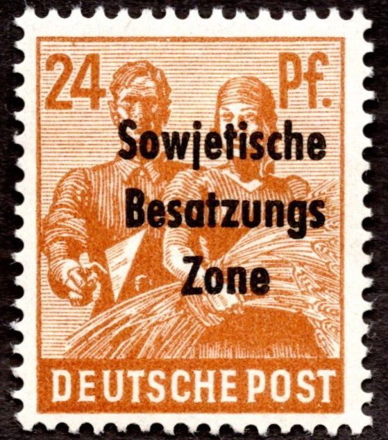 1948, Germany, 24pf, MH, Sc 10N9 | Europe - Germany & Colonies - Allied ...