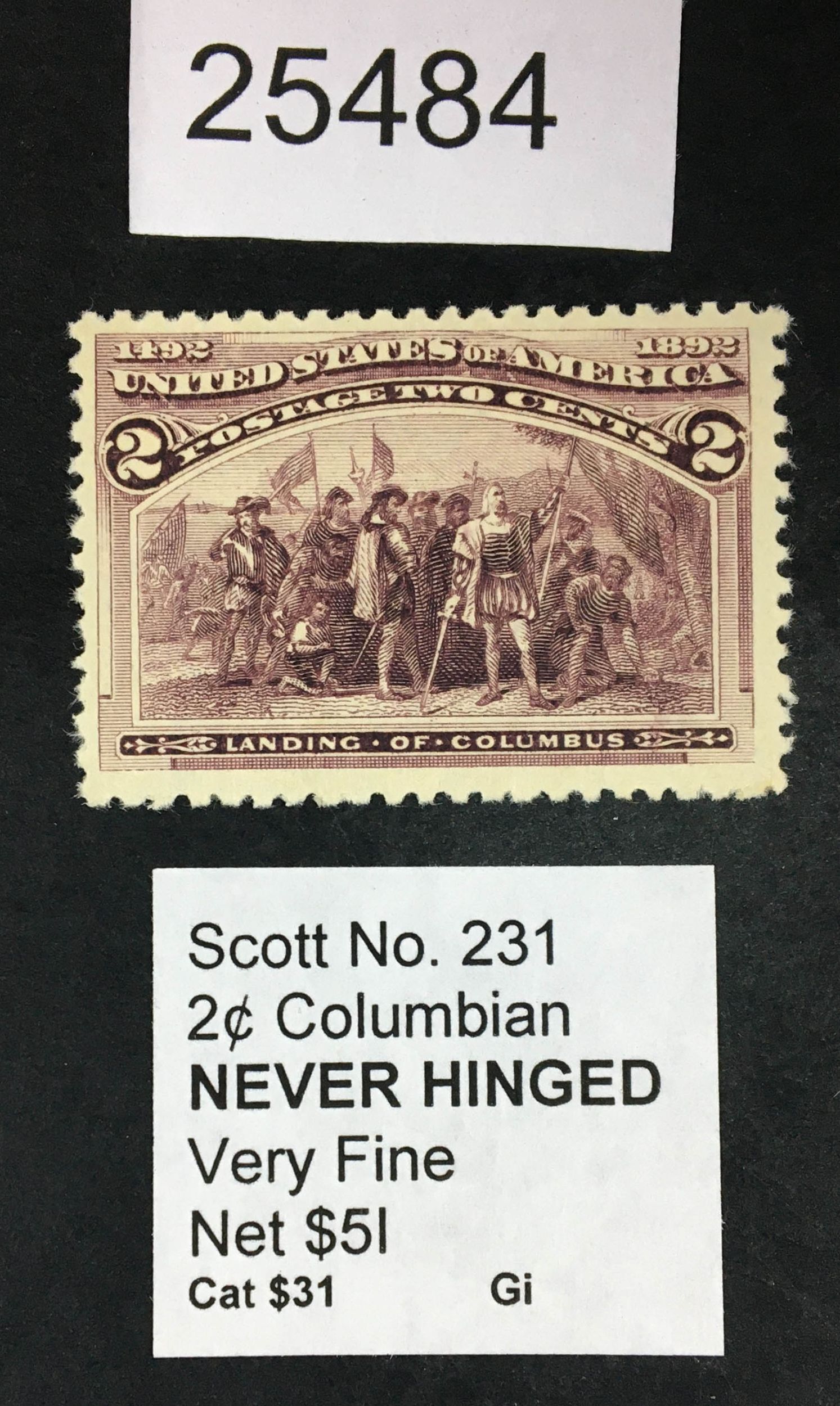 US Stamps # 231 Mint OG NH VF $31 LOT #25484 | United States, General ...