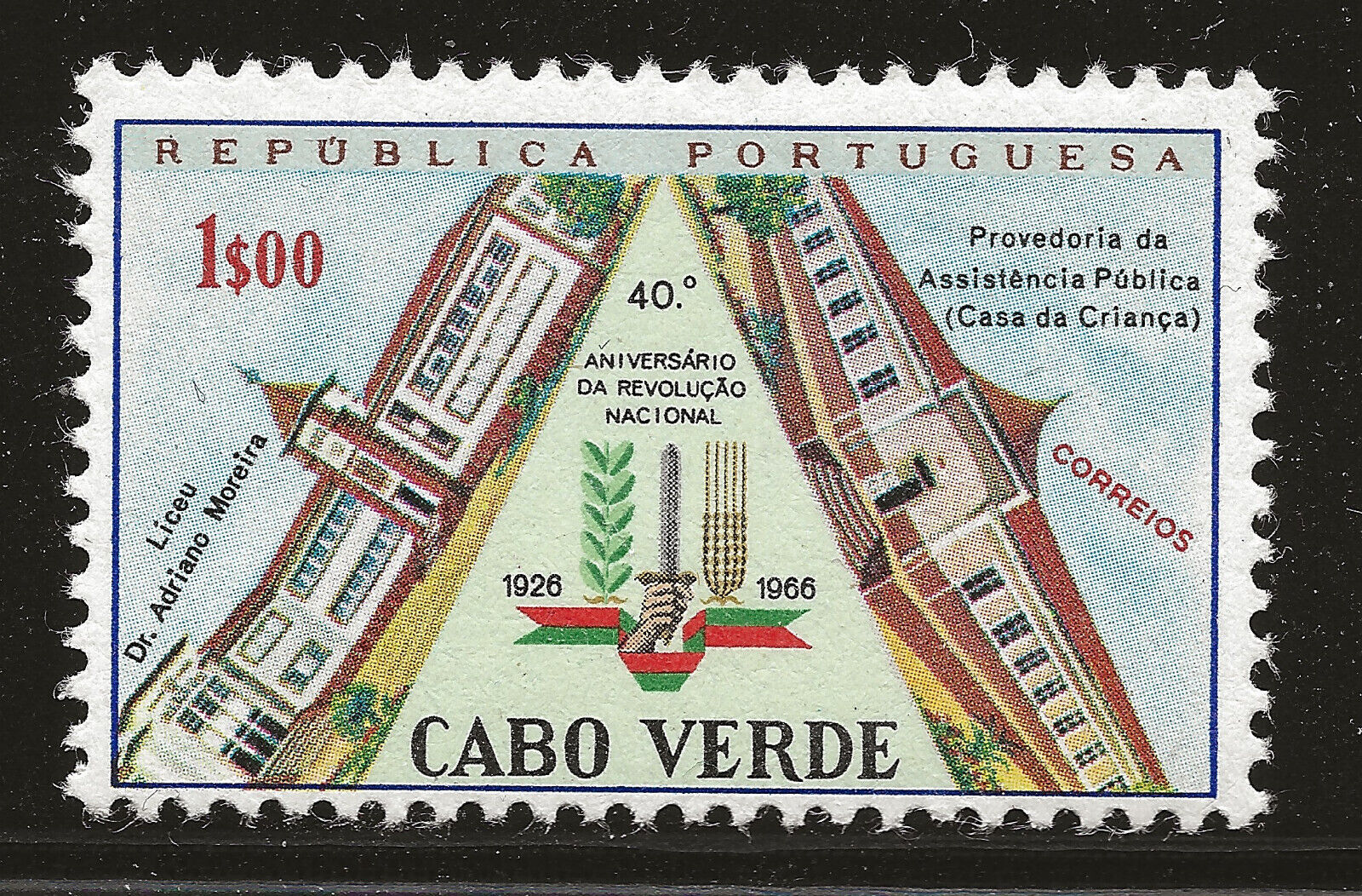 Cape Verde Scott #338, Single 1966 Complete Set FVF MNH | Africa - Cape ...