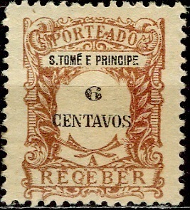 St Thomas & Prince; 1921: Sc. # J47: MH Single Stamp | Europe ...