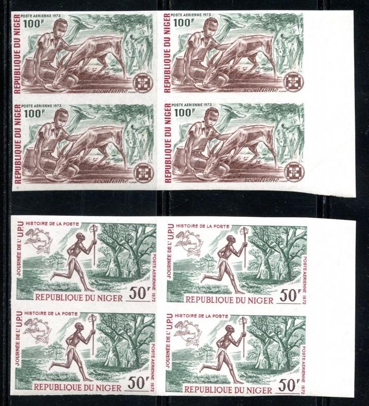 Niger LOT of Imperforated Stamps Mint Never Hinged as Shown | Africa ...