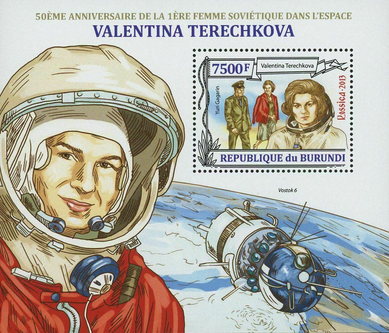 Valentina Tereshkova Woman Space Sov. Sheet MNH | Worldwide - Other ...