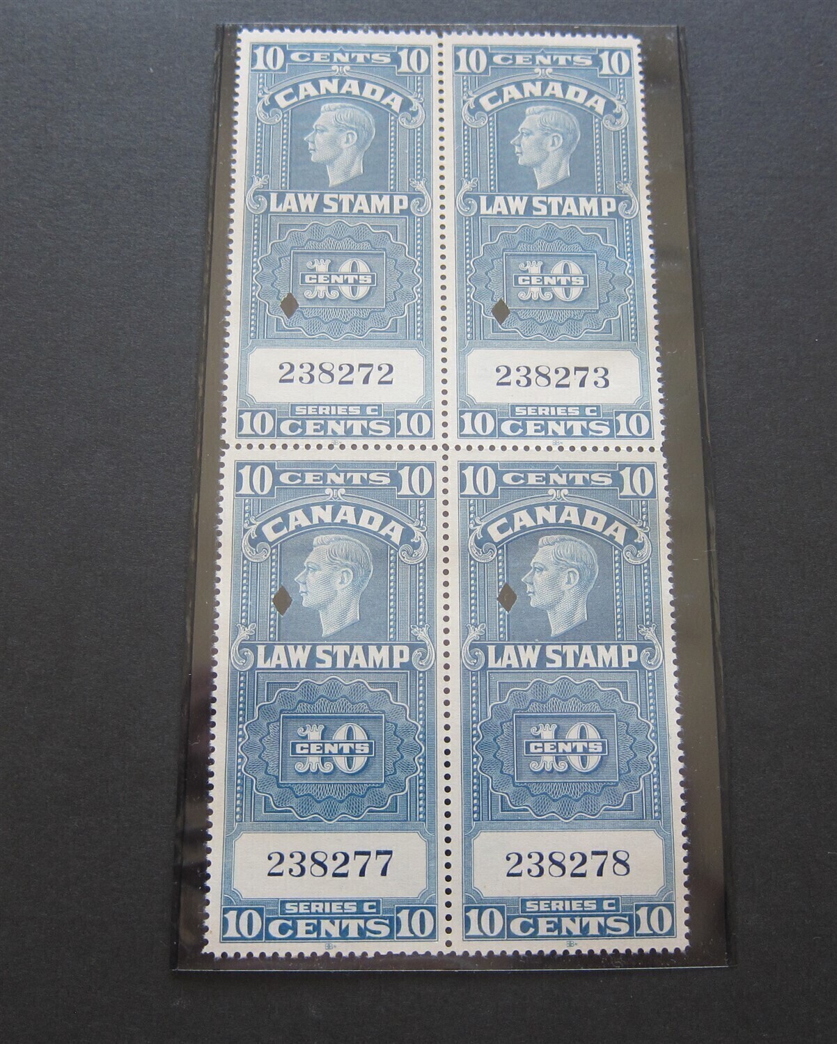 Canada Canadian Revenue FSC21 Block of 4 FU -nice | Canada, Stamp ...