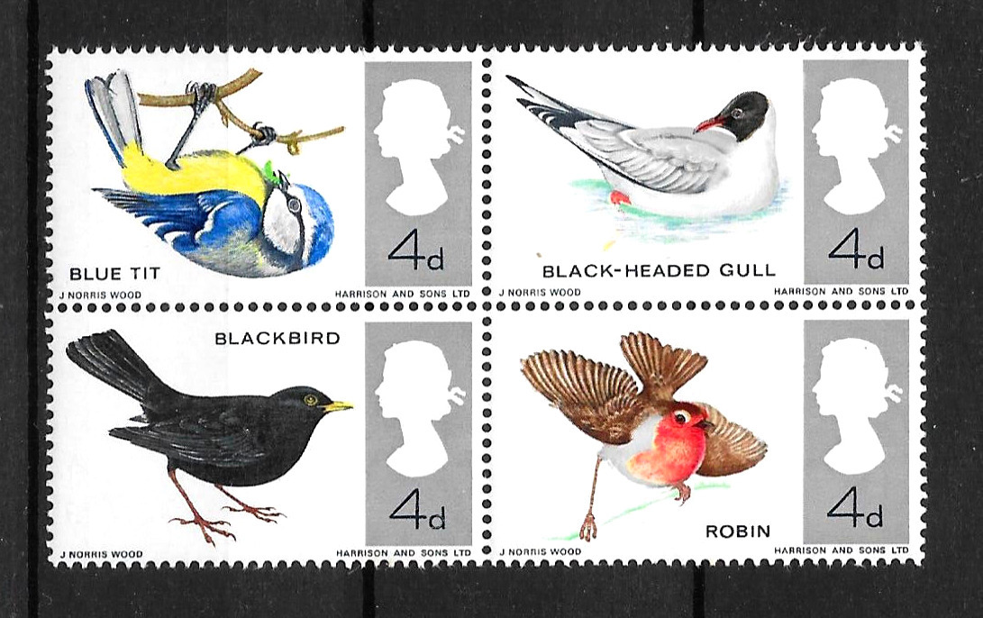 GB Qeii, 1966 4d, Sg696, Gull in Blue Water Variety, MNH | Great ...