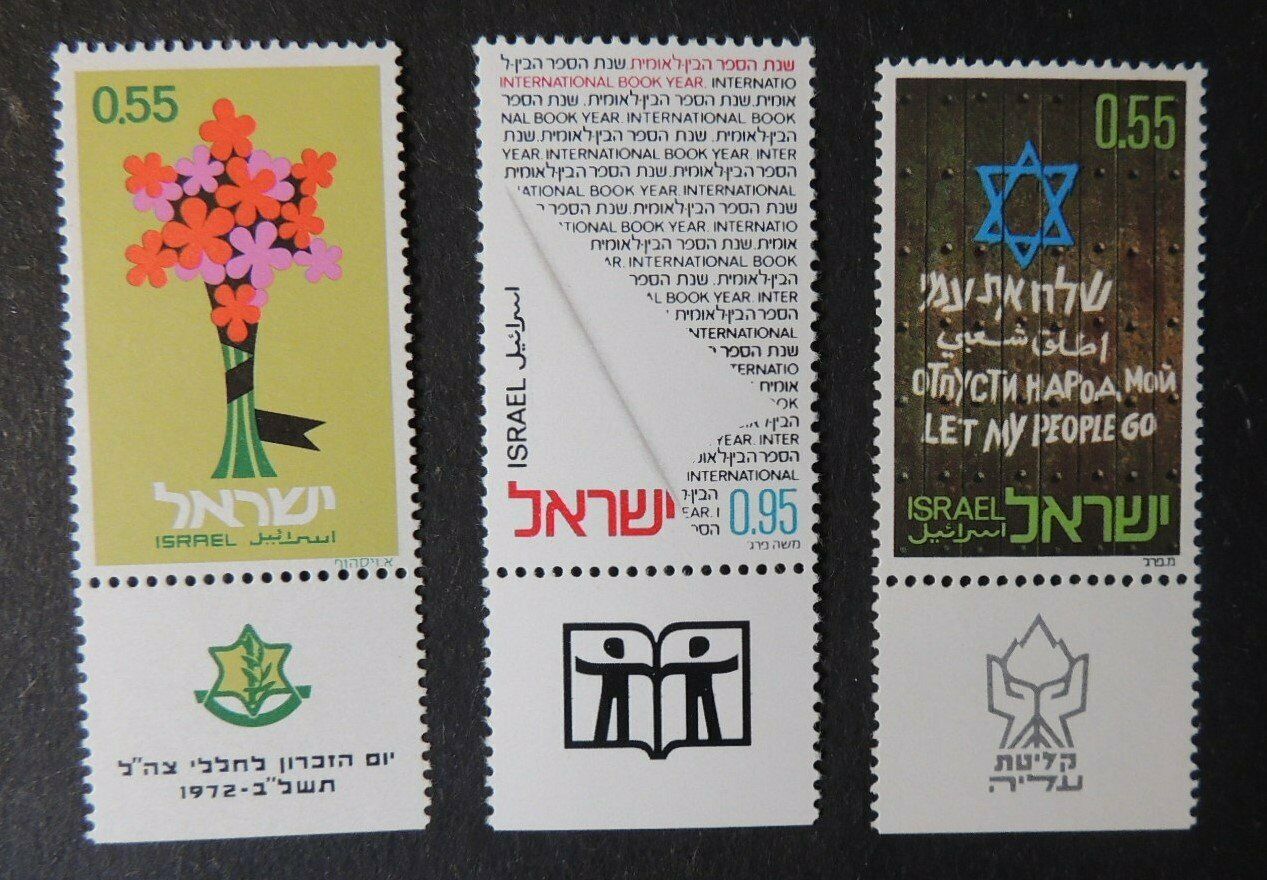 Israel 1972 memorial immigration book year literature with tabs judaica ...
