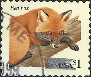 # 3036 Used RED FOX | United States, General Issue Stamp / HipStamp
