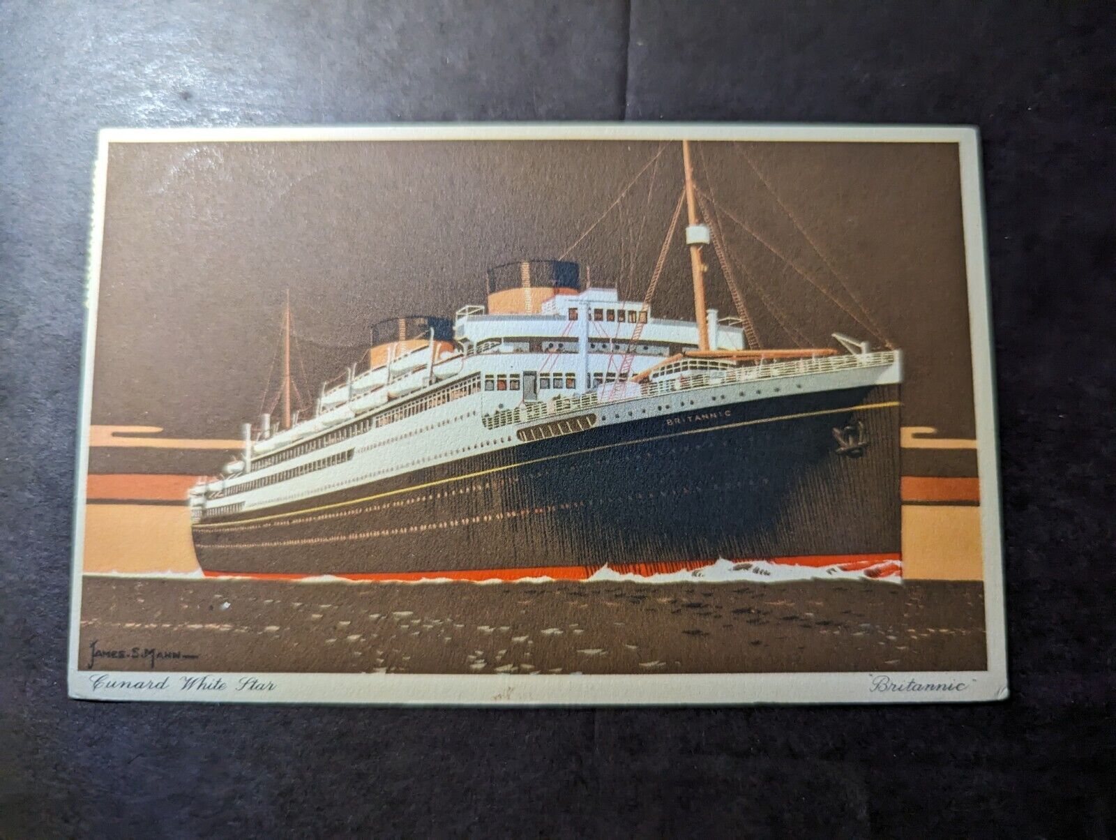 1938 England Ship Sea Post Postcard Cover SS Washington to Detroit MI ...