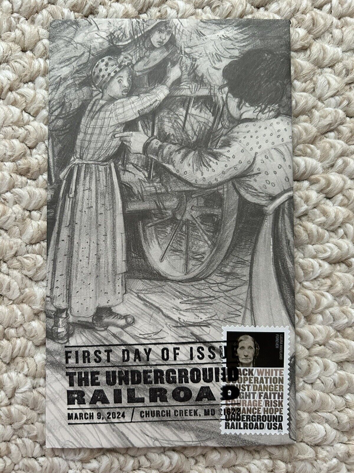 2024 The Underground Railroad FDC Hand Craft Storybook Cachet Laura ...