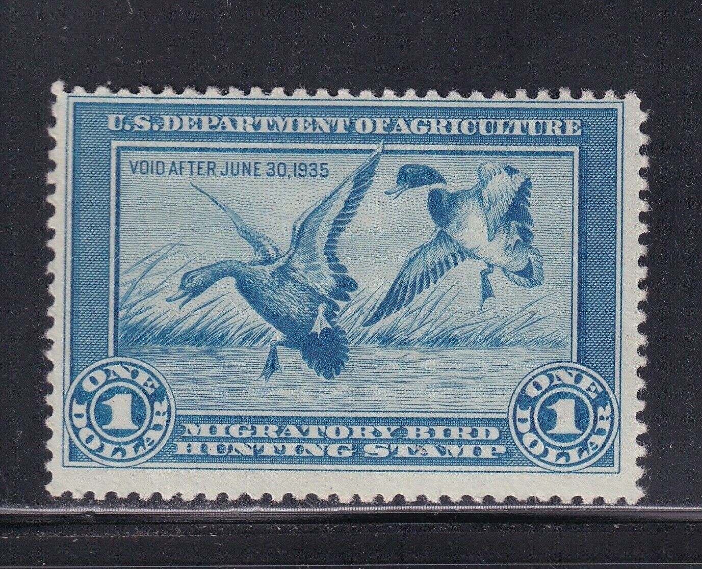 RW1 F-VF original gum mint lightly hinged with nice color ! see pic ...