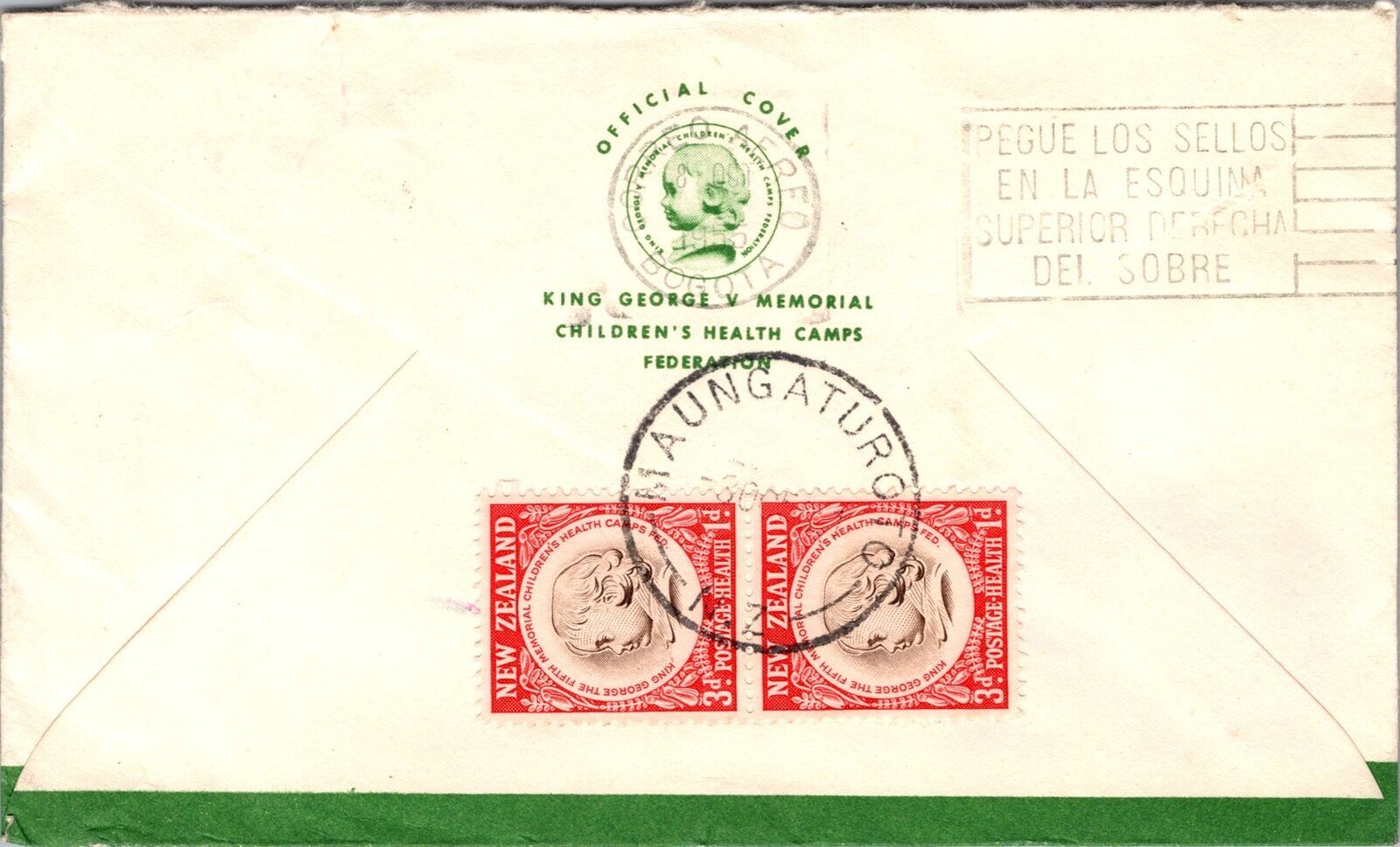 New Zealand 1951 FDC - Health Stamps maintain Health Camps - F31681 ...