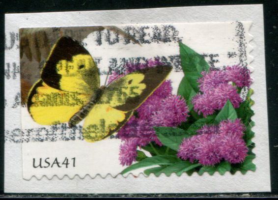 4156 US 41c Pollination SA, used on paper | United States, General ...