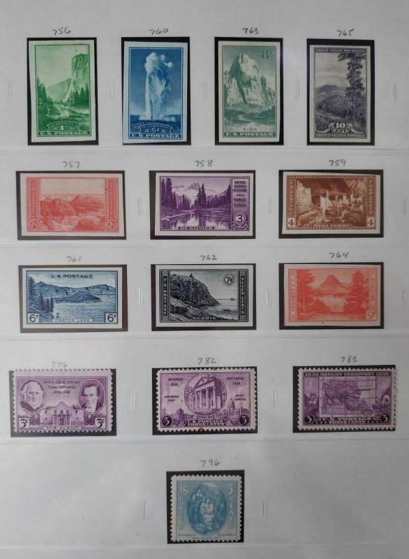 UNITED STATES COLLECTION, 8 Safe Hingeless albums 1861-2007 Scott ...