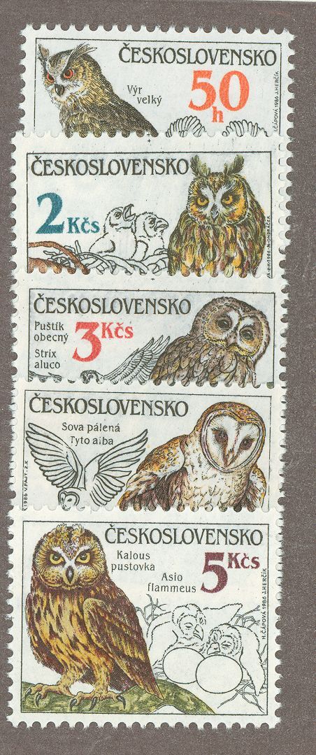 Czechoslovakia & Czech Republic #2620-24 Mint (NH) Single (Complete Set ...