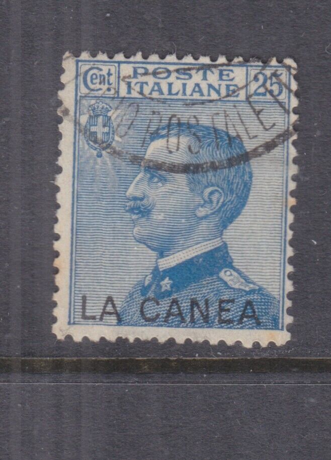 Italian Post Office, Crete, LA Canea, 1907 25c. Blue, Used. | Europe ...