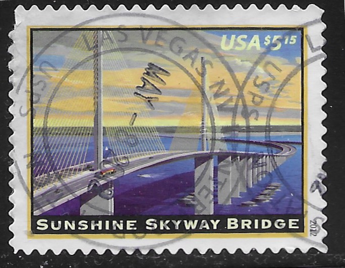 US #4649 used. Sunshine Skyway Bridge. | United States, General Issue ...