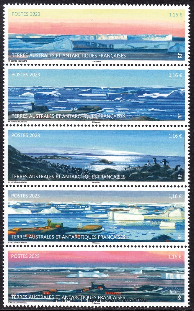 Taaf France Antarctic 2023 Landscapes Scenery Ship Icebergs Fsat ...