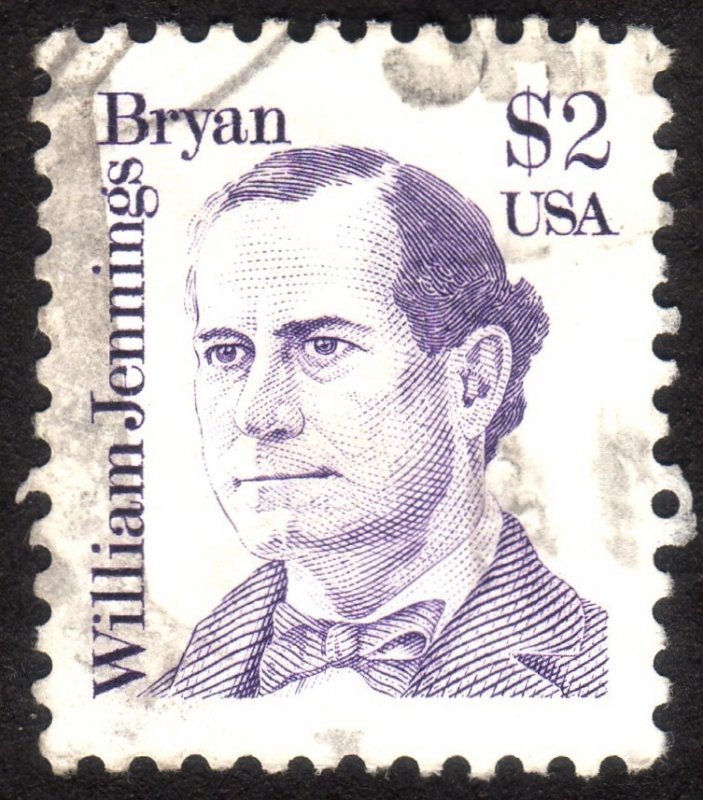 1986, US $2, William J. Bryan, Used, Sc 2195 | United States, General ...