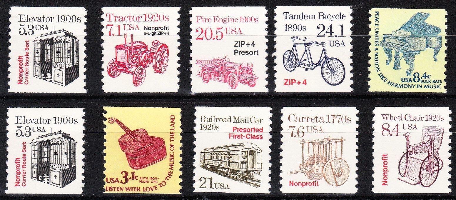 MOstamps - US Mint OG NH Coils (10 stamps) - Lot # HS-F683 | United ...