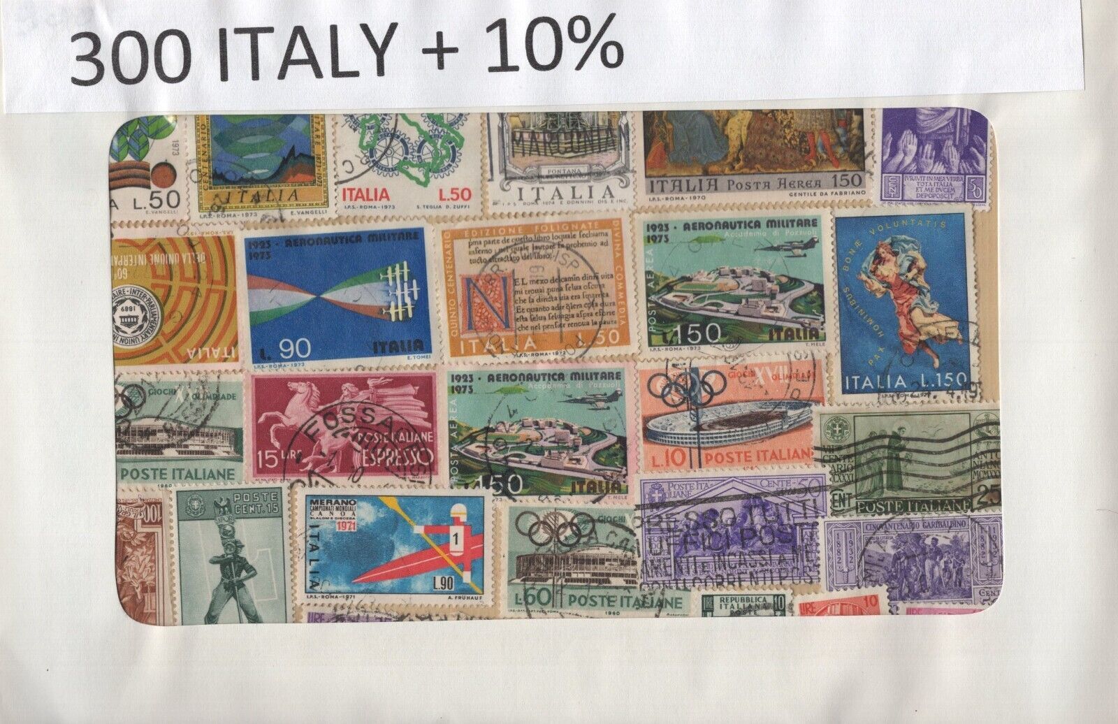 A Nice Selection Of 300 Mixed Condition Stamps From Italy. #02 ITAL300 ...