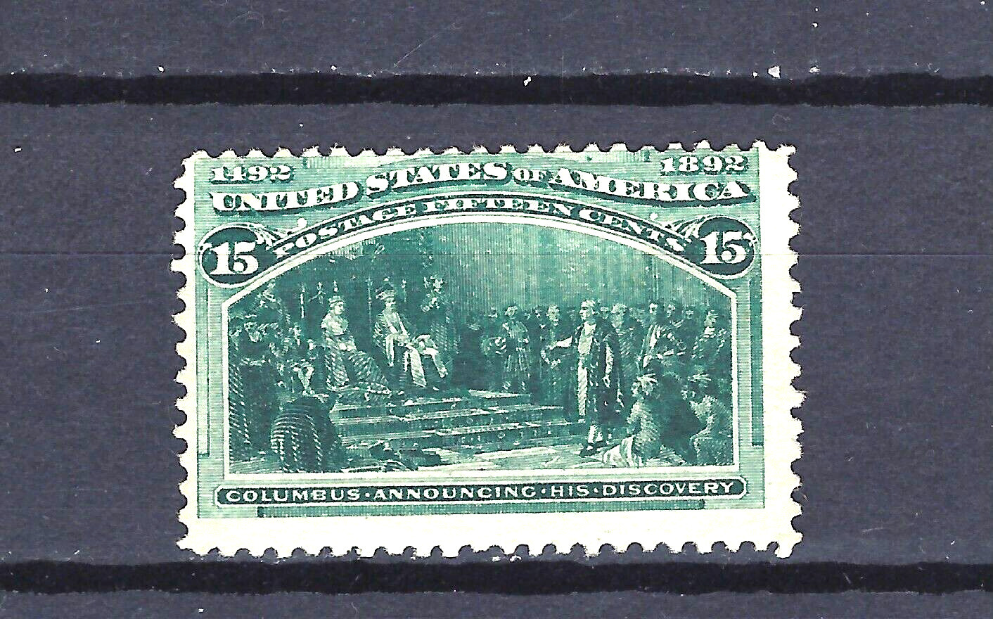 #238 US 15 Cent Green Columbian-Mint-N/H-Fine-Vf | United States ...