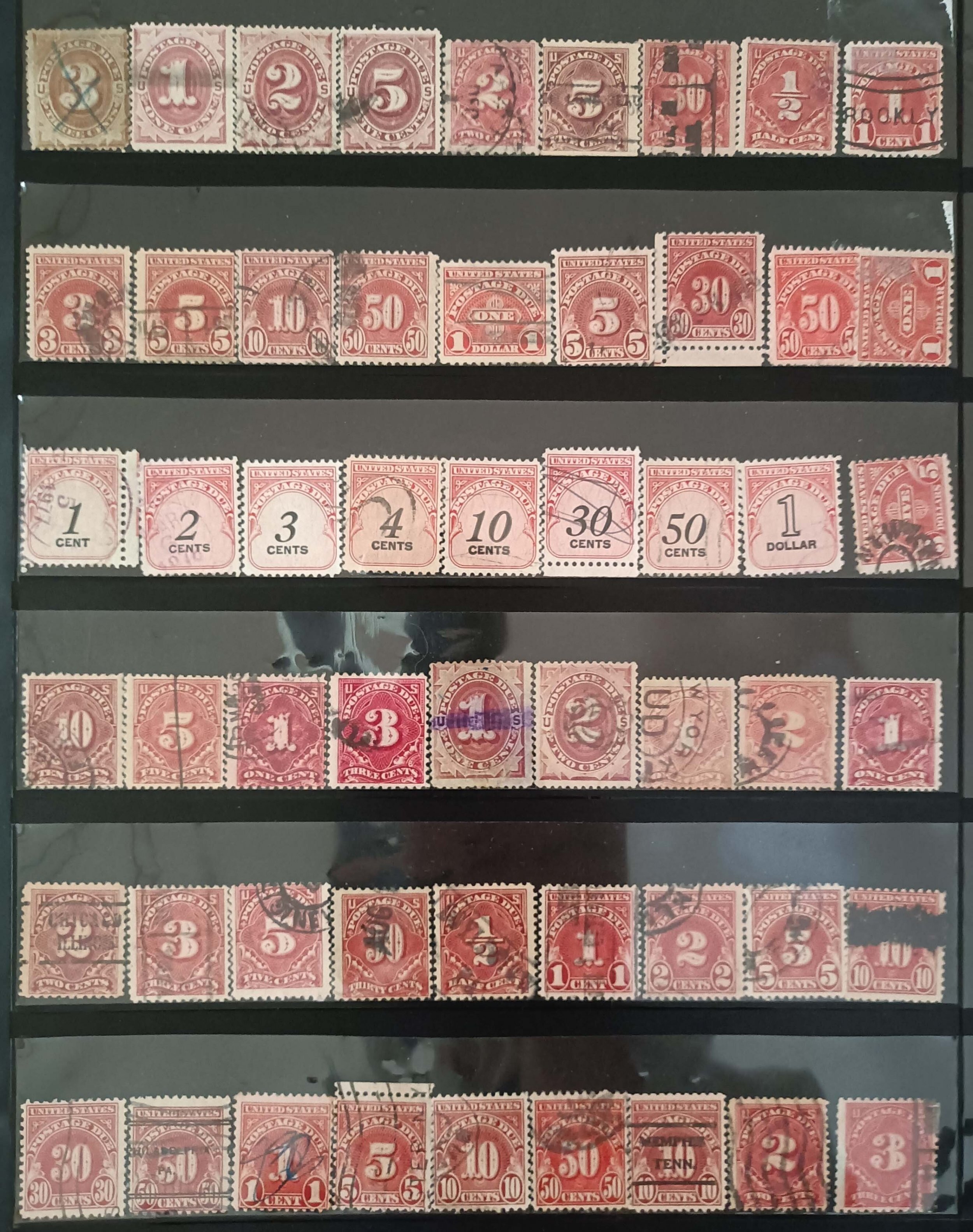 Small Collection Postage Due Lot | United States, Stamp / HipStamp