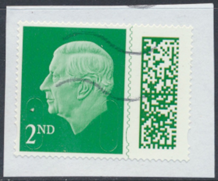 GB Charles III 2nd Barcode Used Year code 24 Source Code E see details ...