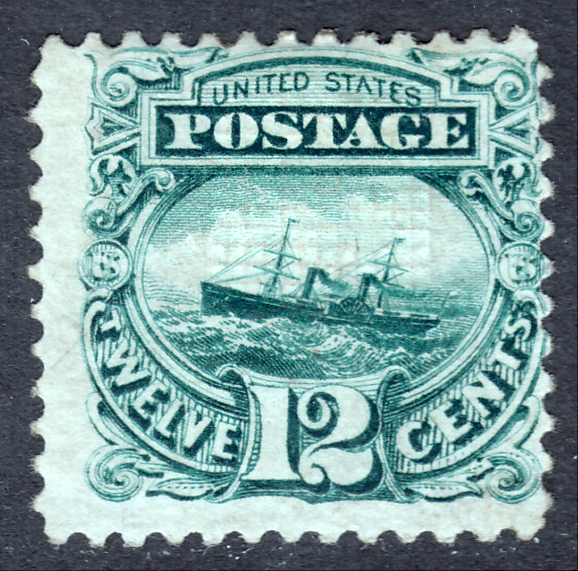 #117 Mint OG, Fine, Rich color (CV $1850 - ID24862) - Joseph Luft ...