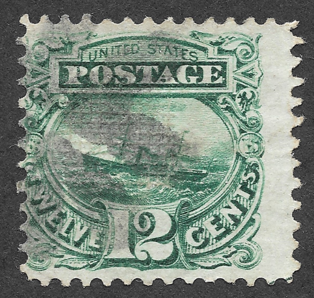 Used 1869 12c Pictorial Postage Stamp, Scott #117, cv $130 | United ...