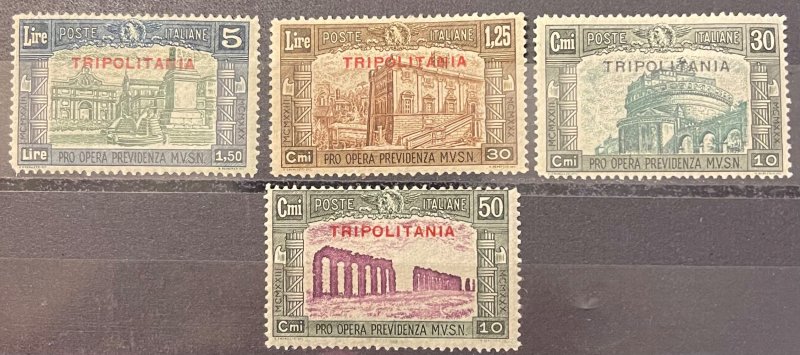 Italian colonies Tripolitania 1930 SC B50-B53 LH | Europe - Italy, Semi ...