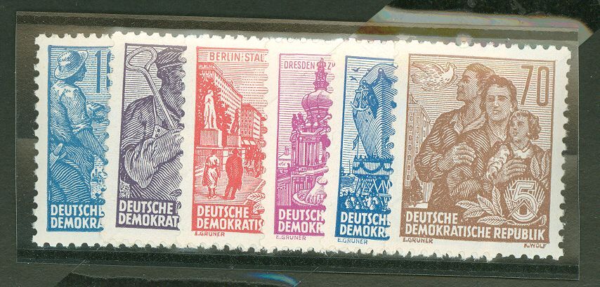 German Democratic Republic (DDR) #227-230A Single (Complete Set ...