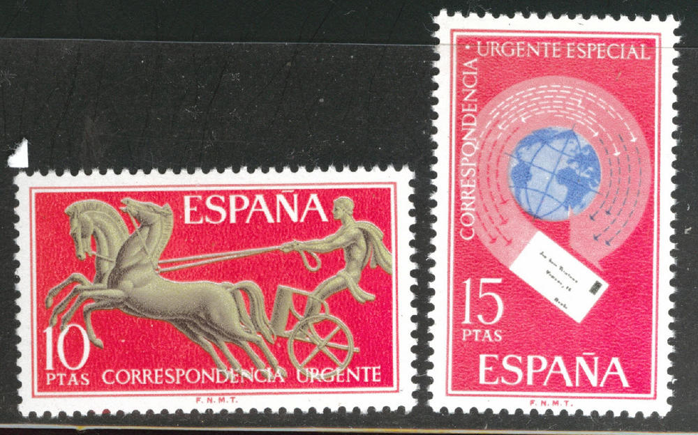 SPAIN Scott E26-27 MNH** 1971 Special Delivery set / HipStamp