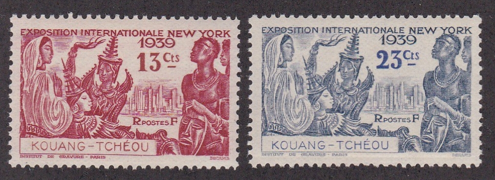 France Offices in- Kwangchowan, # 133-134 New York World's Fair, NH, 1/ ...