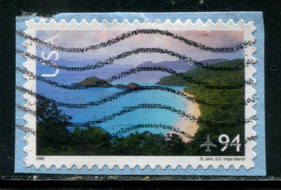 C145 US 94c St John USVI Airmail SA, used on paper | United States, Air ...