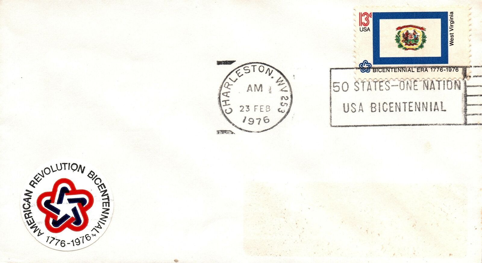 50 States - ONE Nation USA Bicentennial Special Cancellation Charleston ...
